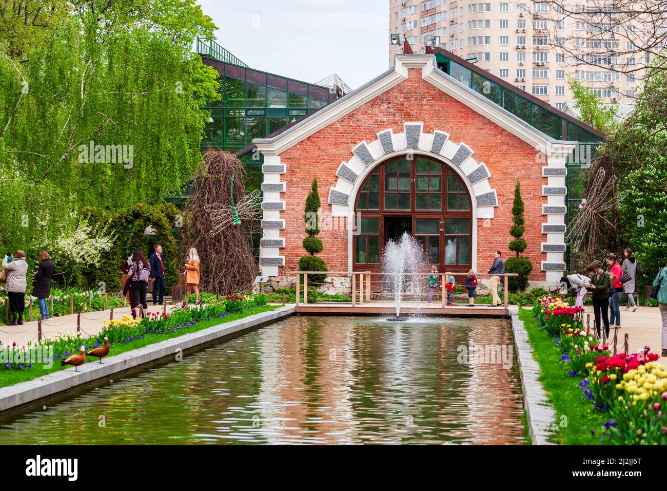 Botanical Garden of Moscow State University Apothecary Garden Stock ...