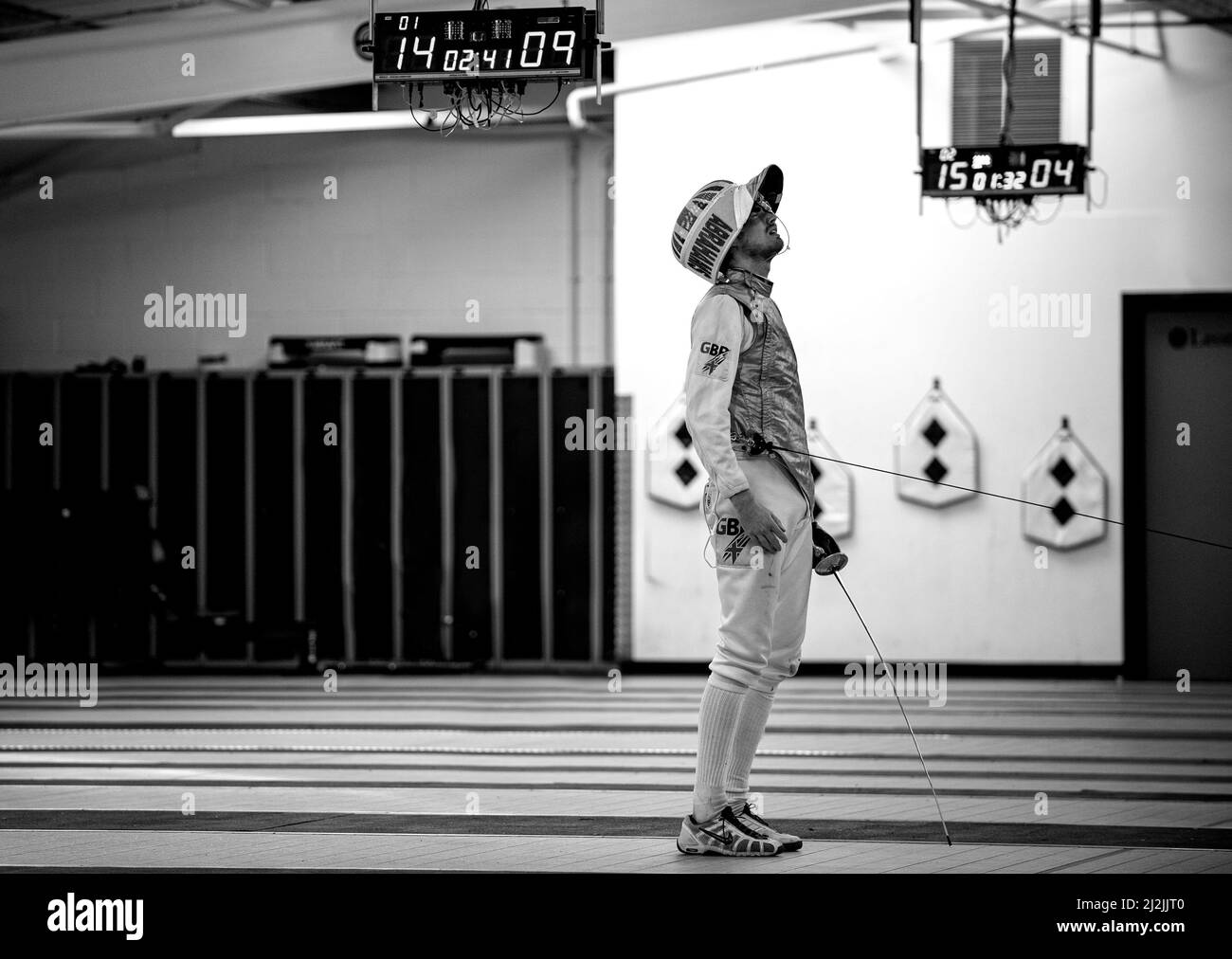 Fencing Foil Action Stock Photo - Alamy