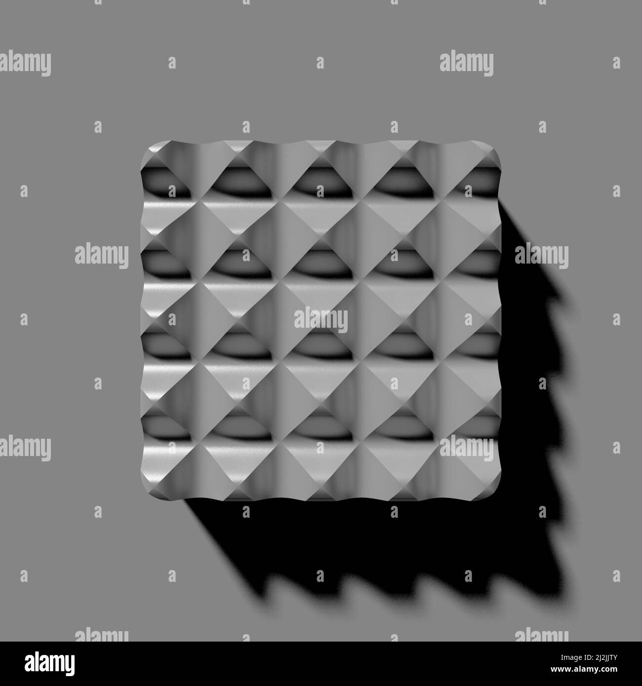 An illustration 3d render design of gray surface made up of polished ...