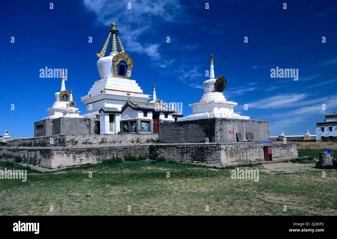 Mongolia. The Erdene Zuu Monastery is the most ancient surviving ...