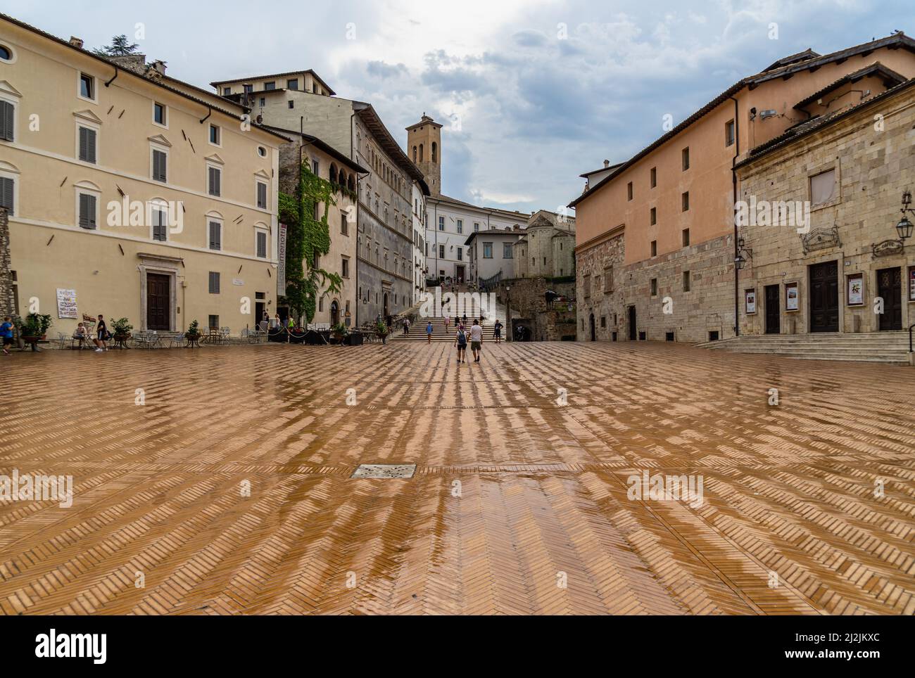 A view of Spoleto historic center, Umbria, Italy Stock Photo - Alamy