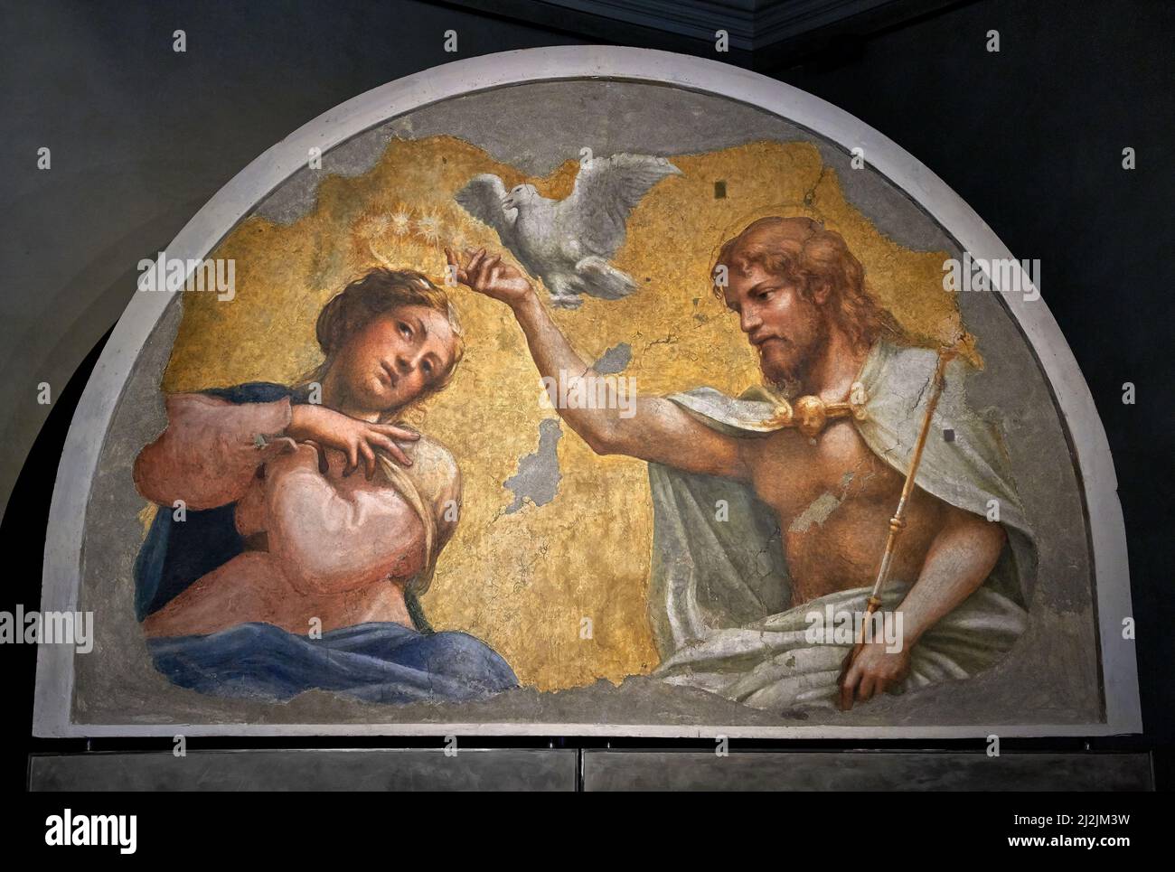 The Crowned - fresco - Antonio Allegri called Correggio - 1522 - Parma ...