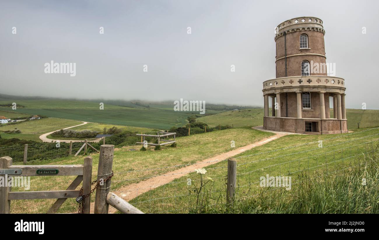 Entrance to Kimmeridge Tower Stock Photo - Alamy