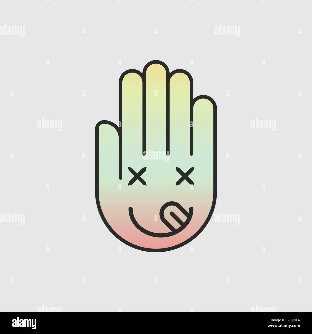 Hang Over Emoji Smiley Hangover Stock Vektorbilder | Depositphotos