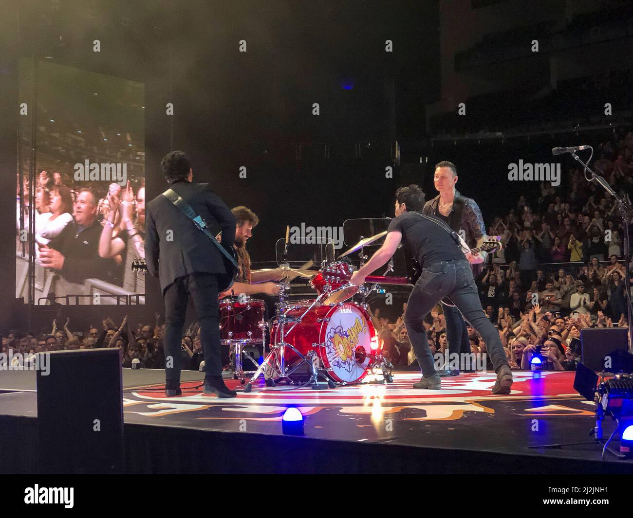 The O2, Peninsula Square, London. 02nd April 2022. Welsh rock band the ...