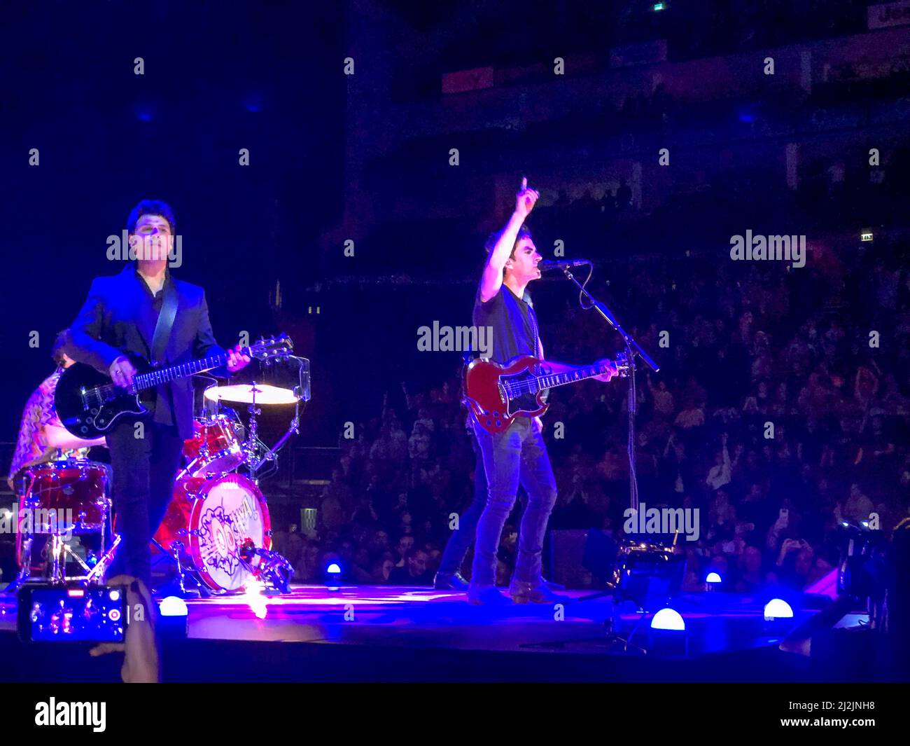 The O2, Peninsula Square, London. 02nd April 2022. Welsh rock band the ...