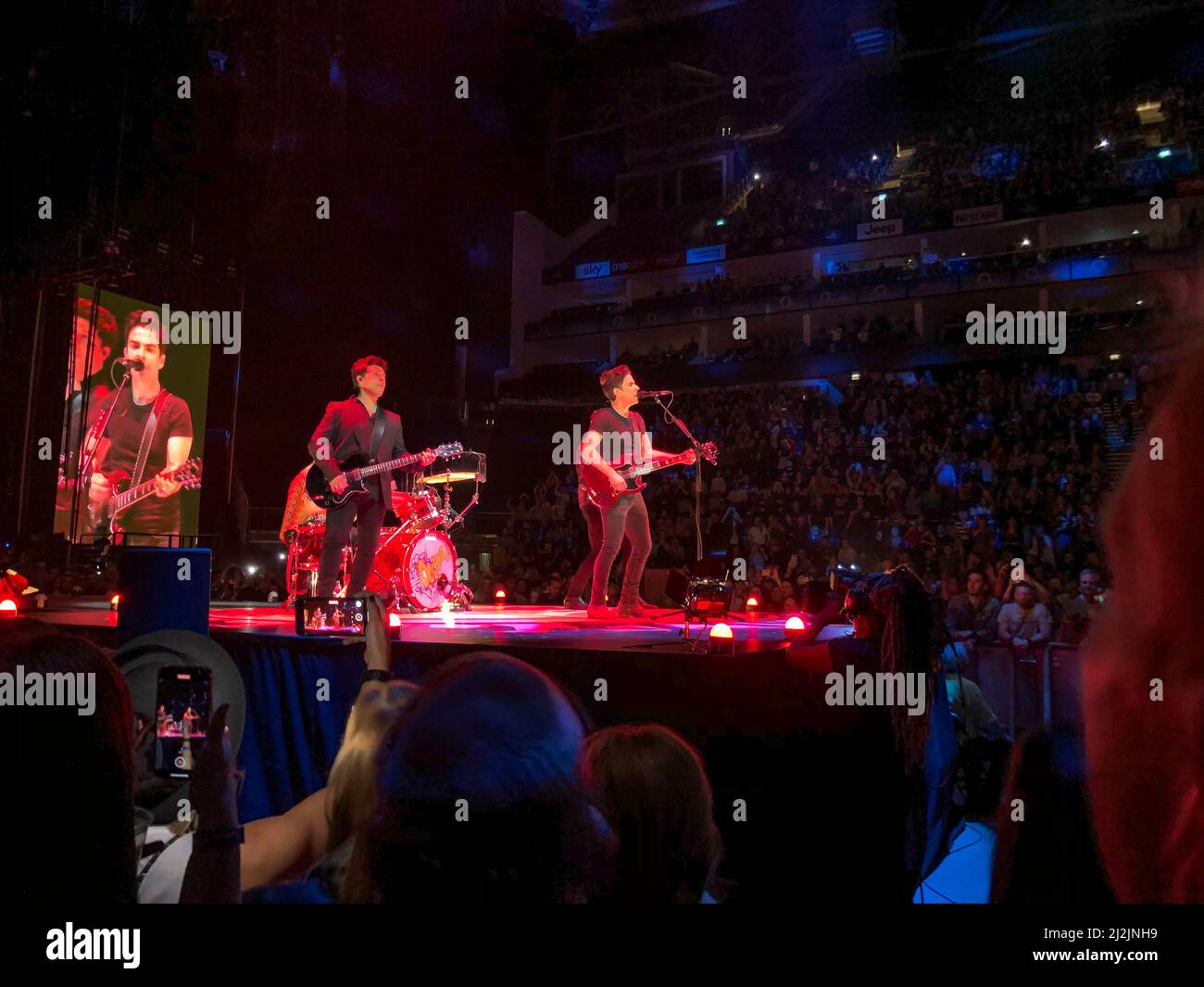 The O2, Peninsula Square, London. 02nd April 2022. Welsh rock band the ...