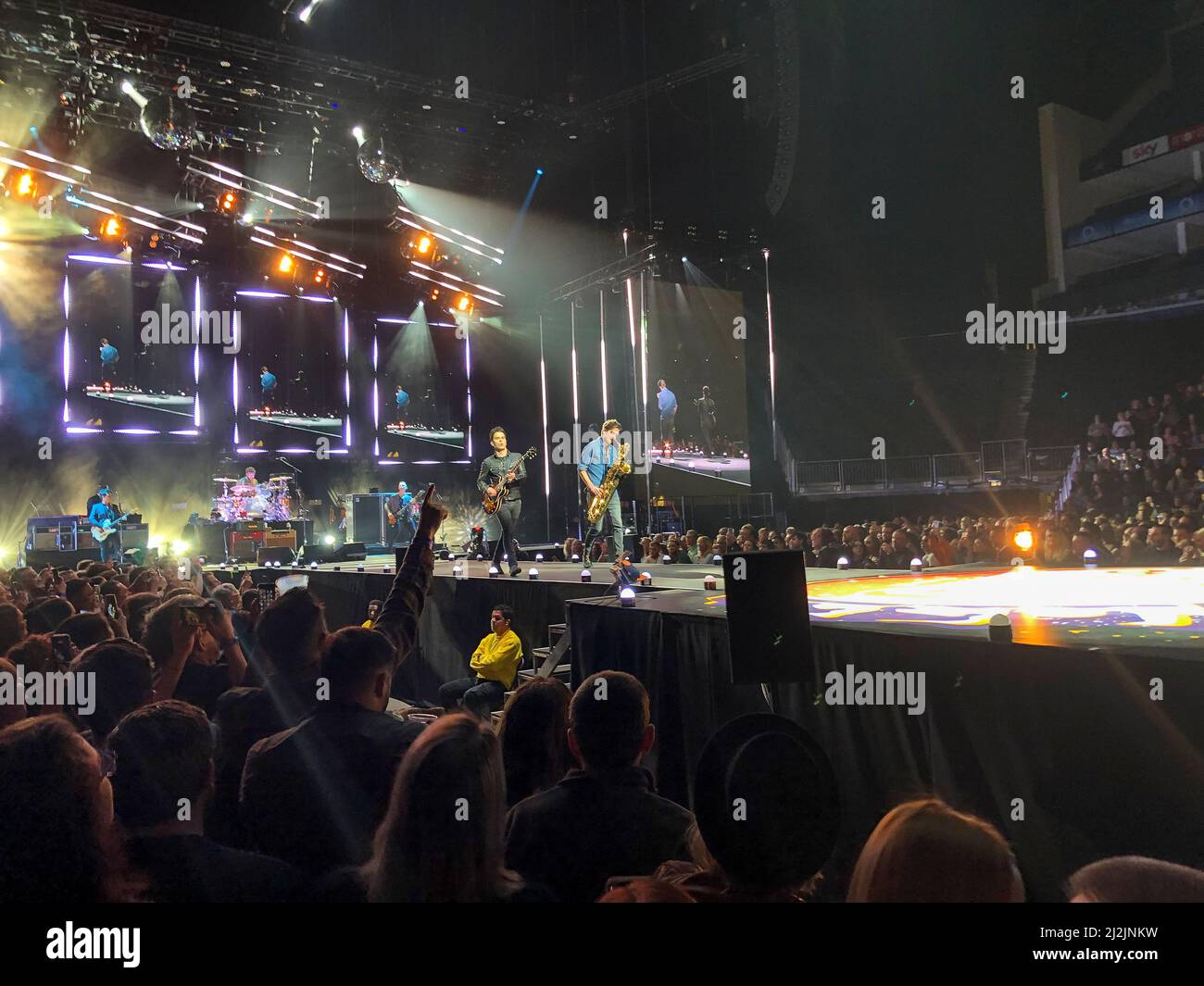 The O2, Peninsula Square, London. 02nd April 2022. Welsh rock band the ...