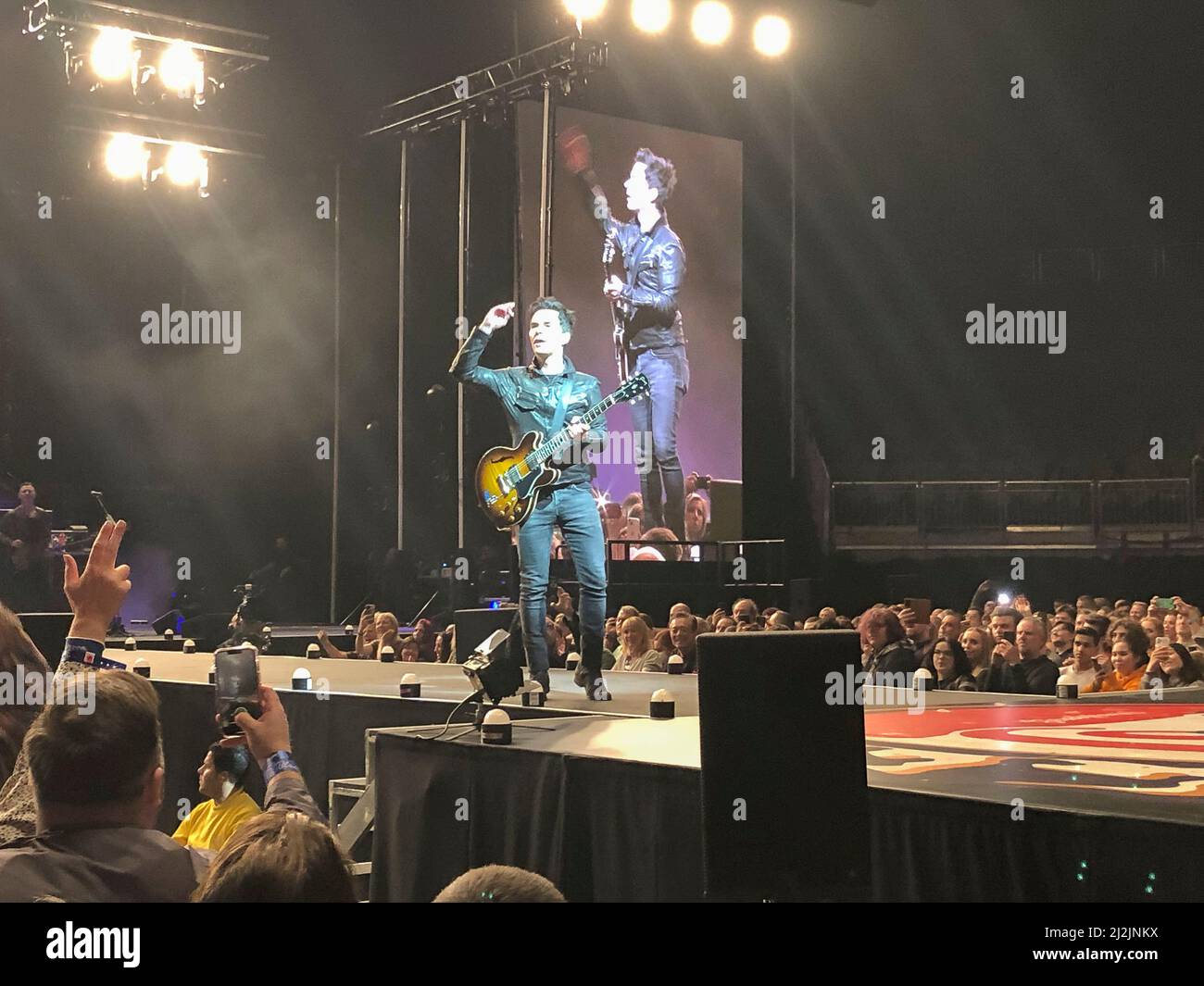 The O2, Peninsula Square, London. 02nd April 2022. Welsh rock band the ...