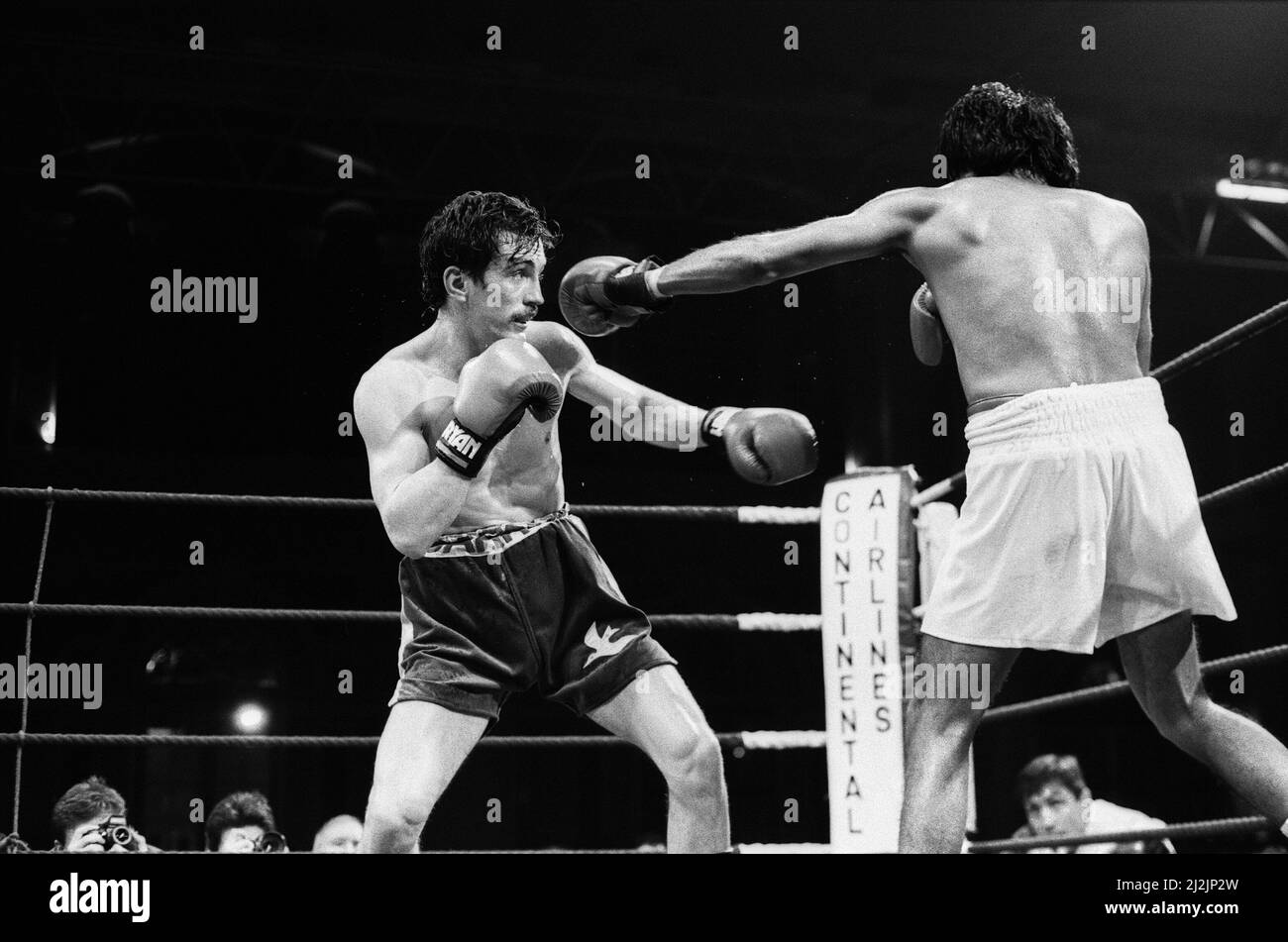 Barry McGuigan's comeback fight against Nicky Perez, Alexandra ...