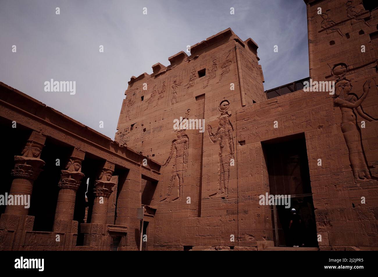 An ancient Egyptian temple architecture Stock Photo - Alamy