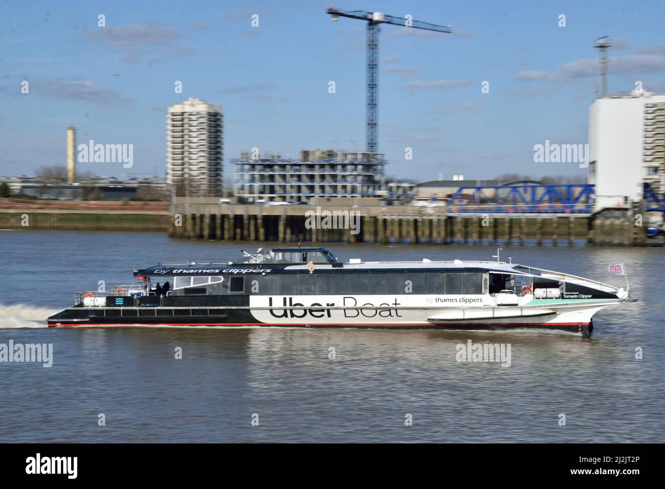 Uber Boat by Thames Clipper RB1 river bus service vessel Tornado ...