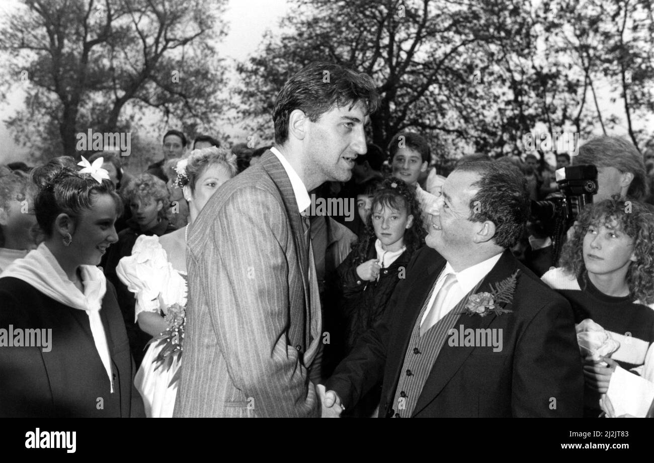 Denise welch and tim healy Black and White Stock Photos & Images - Alamy