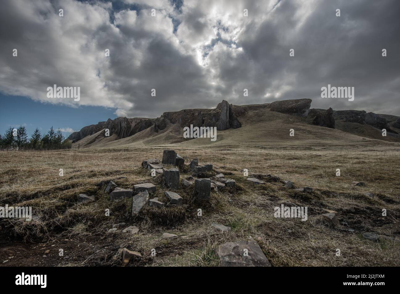 Dramatic Landscape, iceland Stock Photo - Alamy