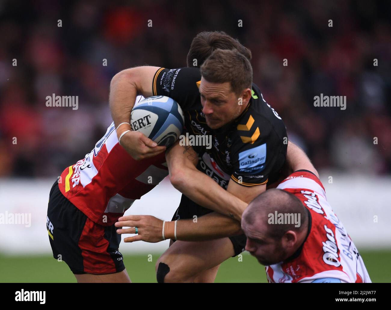 Kingsholm Stadium, Gloucester, Gloucestershire, UK. 2nd Apr, 2022 ...