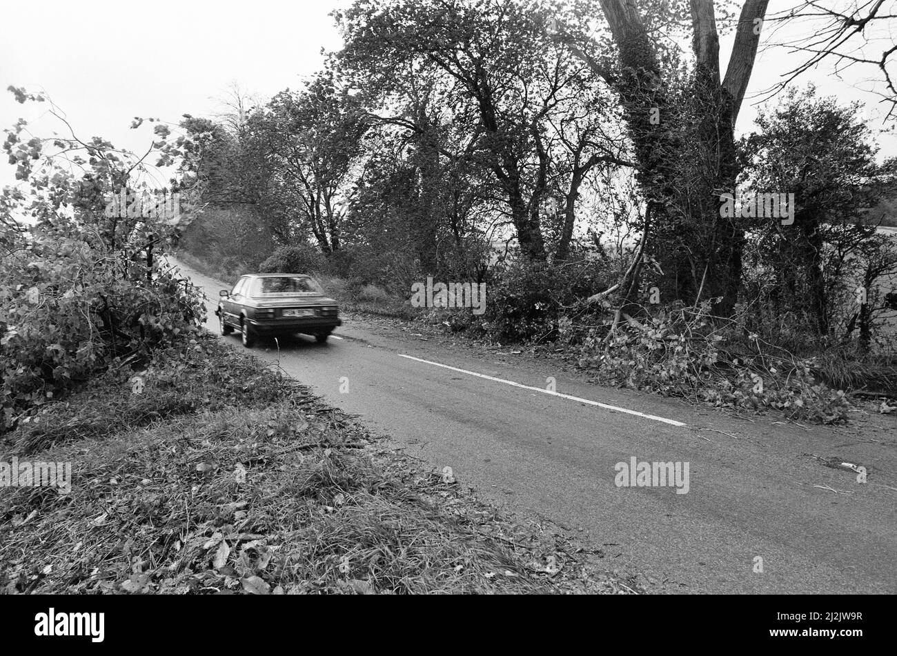 The great storm 1987 uk Black and White Stock Photos & Images - Alamy