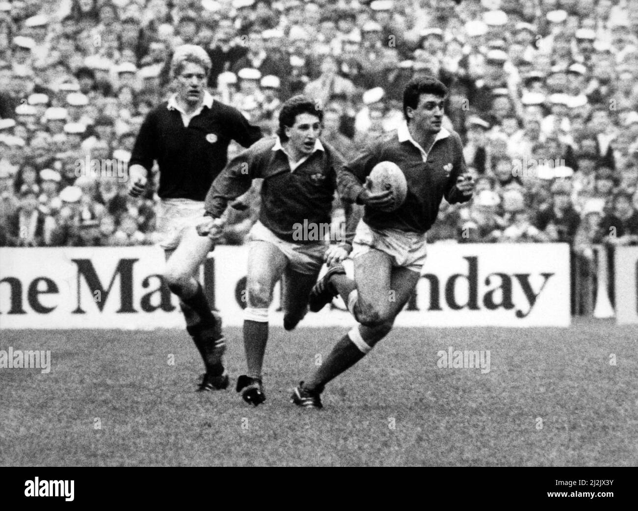 1988 Five Nations Championship. Wales v Scotland, National Stadium ...
