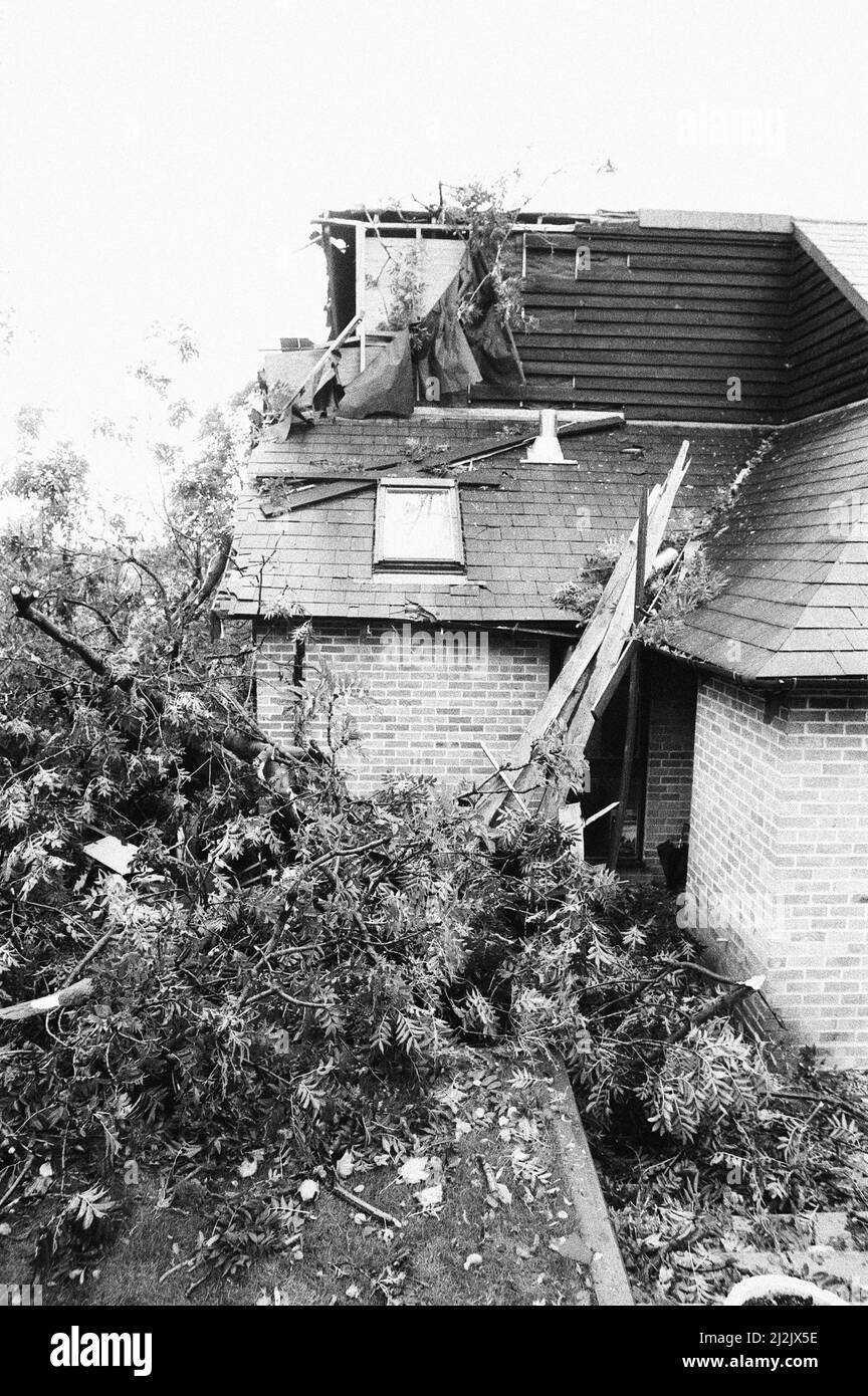 The great storm 1987 uk Black and White Stock Photos & Images - Alamy