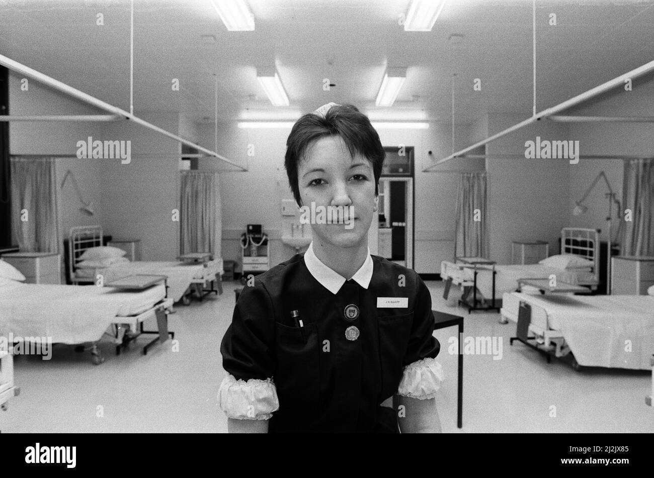 The AIDS ward at Middlesex Hospital which opens 19th January. Sister ...