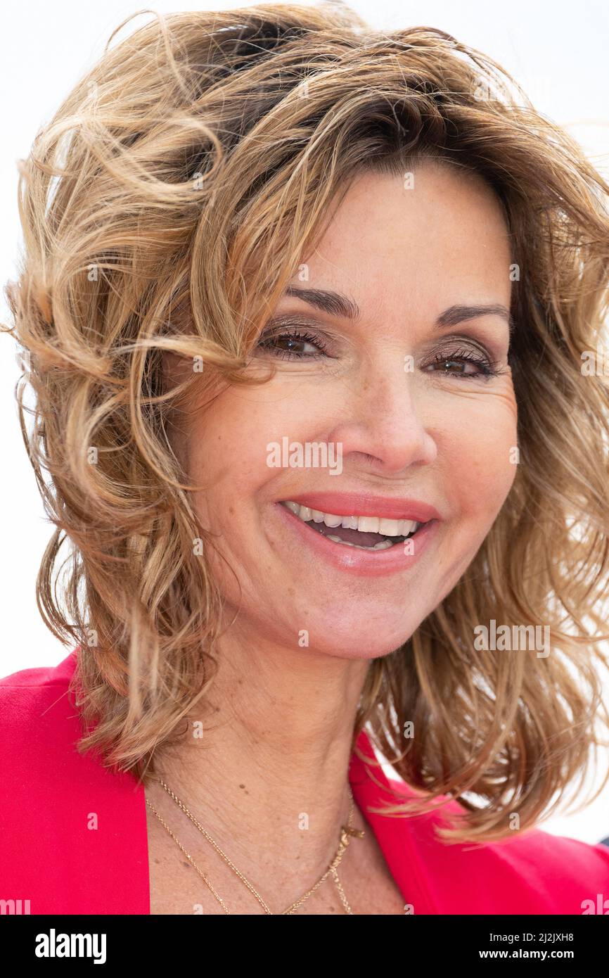 Ingrid Chauvin attends the Demain Nous Appartient photocall during the ...