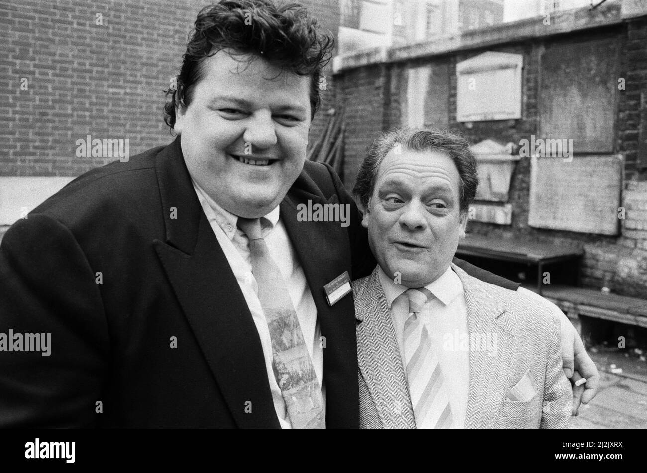Actors Robbie Coltrane (left) and David Jason. Both are nominated for ...