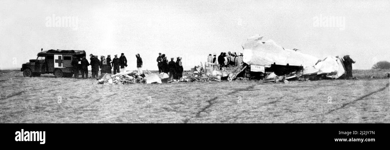 Lockerbie wreckage Black and White Stock Photos & Images - Alamy