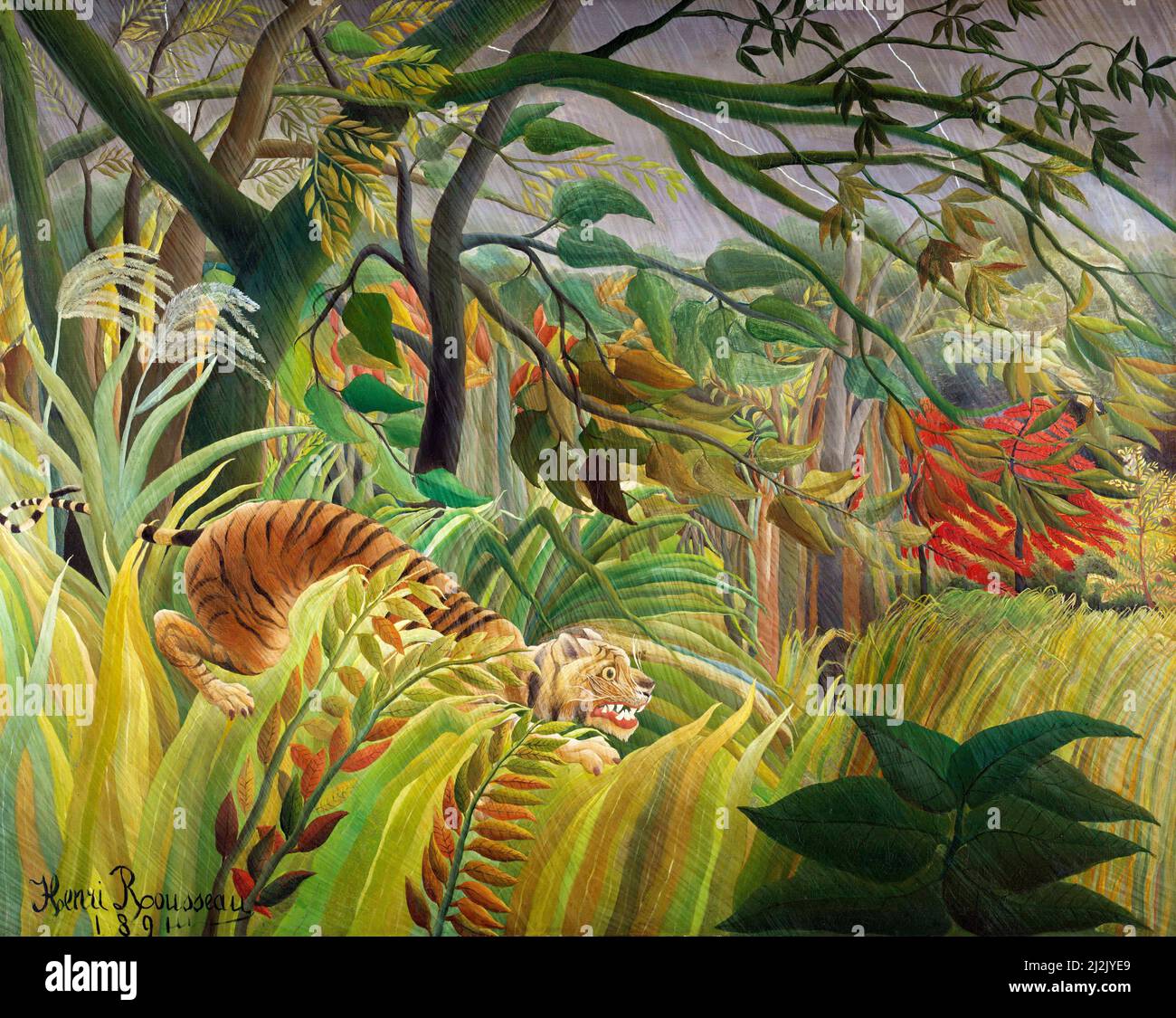 Henri Rousseau Jungle