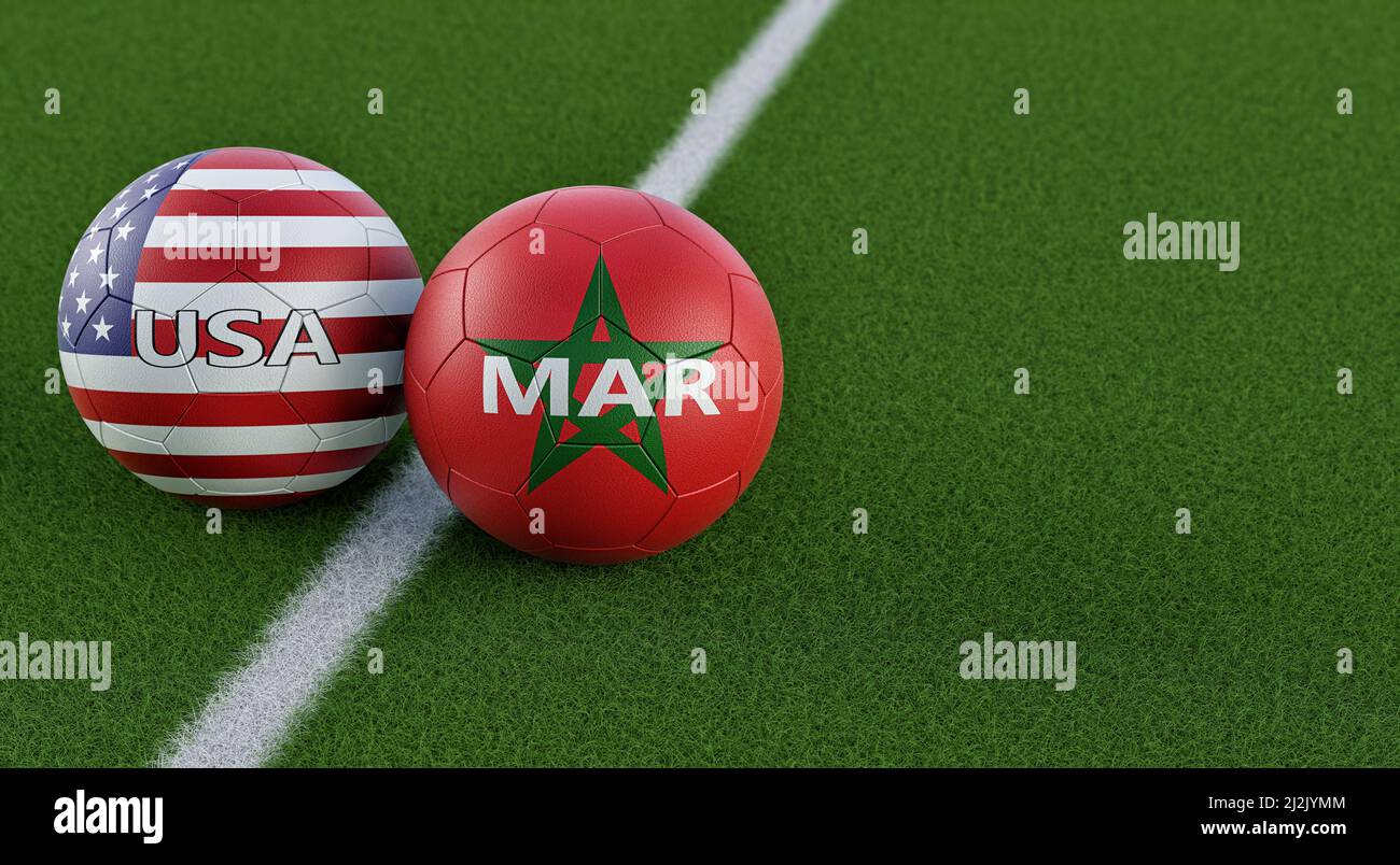 Usa vs morocco hi-res stock photography and images - Alamy