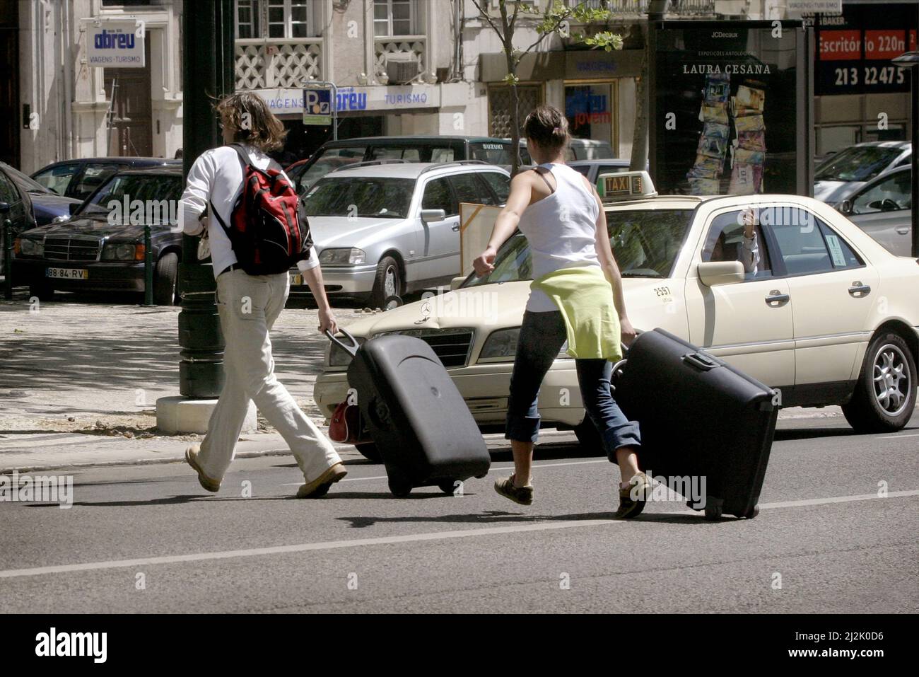 Daily life, Lisboa, Portugal Stock Photo - Alamy