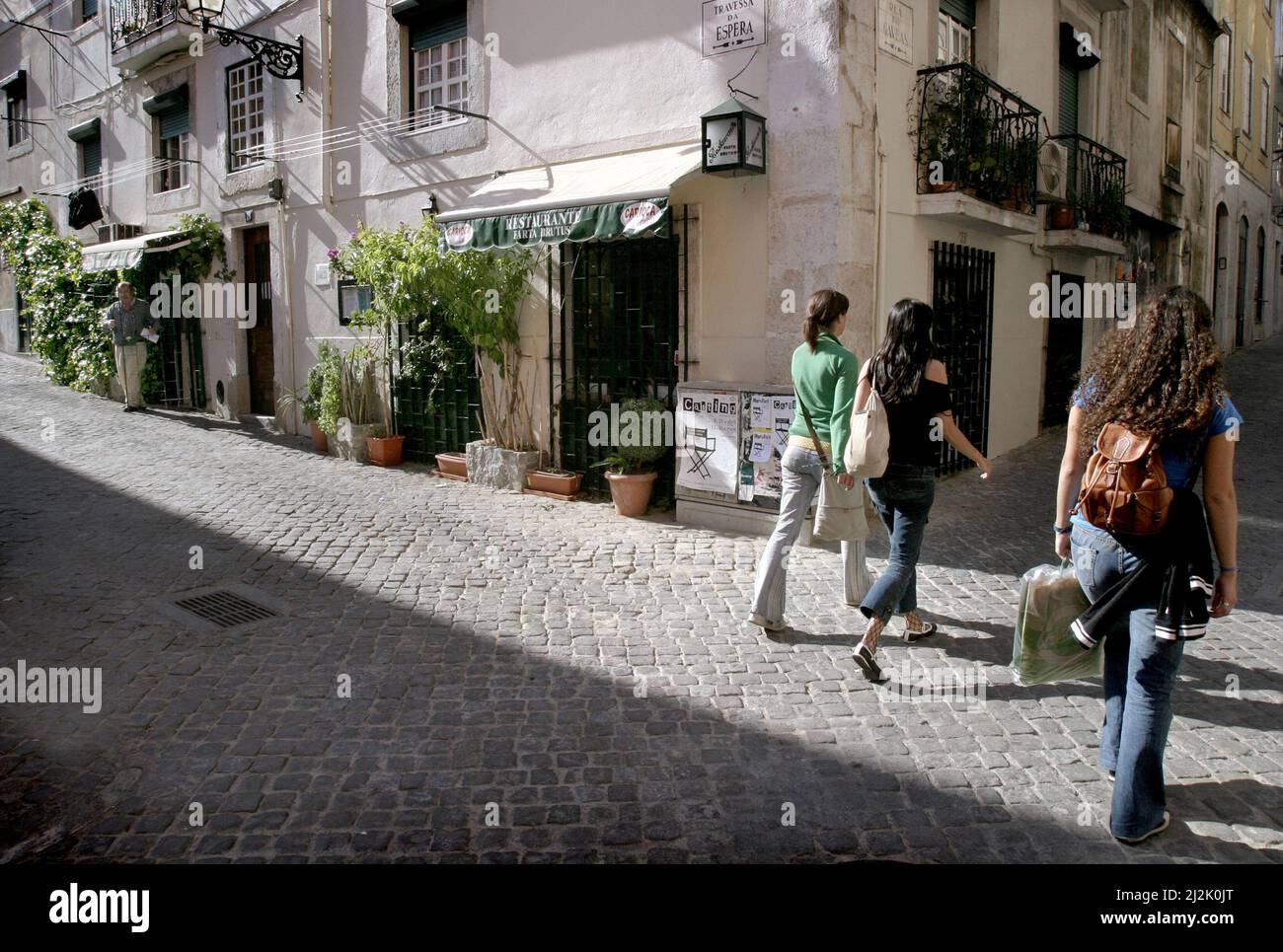 Daily life, Lisboa, Portugal Stock Photo - Alamy