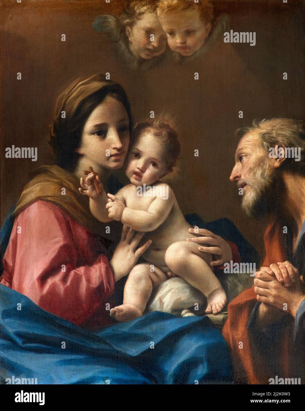 Holy Family - oil on canvas - Gian Battista Crespi called the Cerano ...