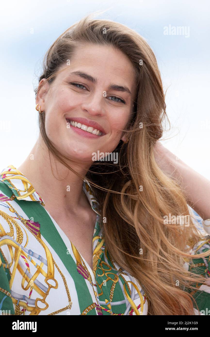 Solene Hebert attends the Demain Nous Appartient photocall during the ...