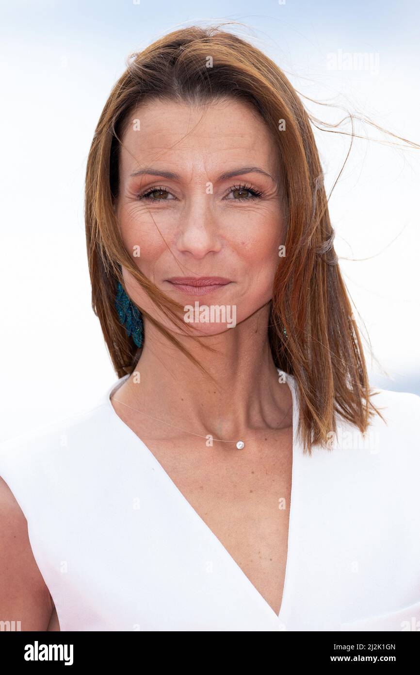 Ingrid Chauvin attends the Demain Nous Appartient photocall during the ...