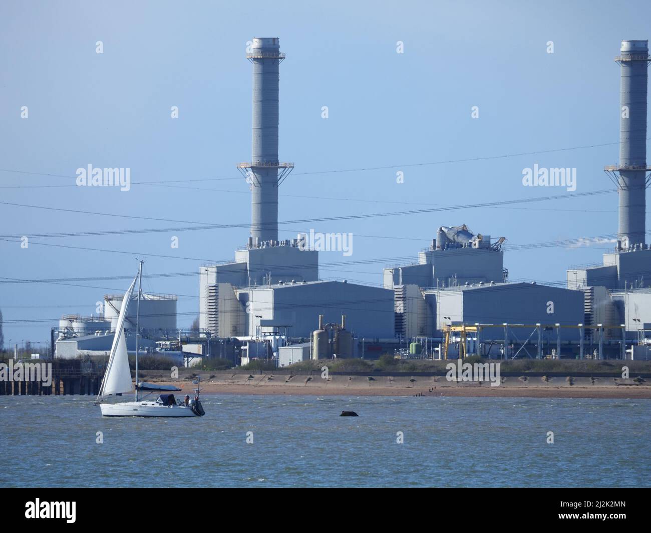 Queenborough, Kent, UK. 2nd Apr, 2022. Rising UK energy prices. The ...