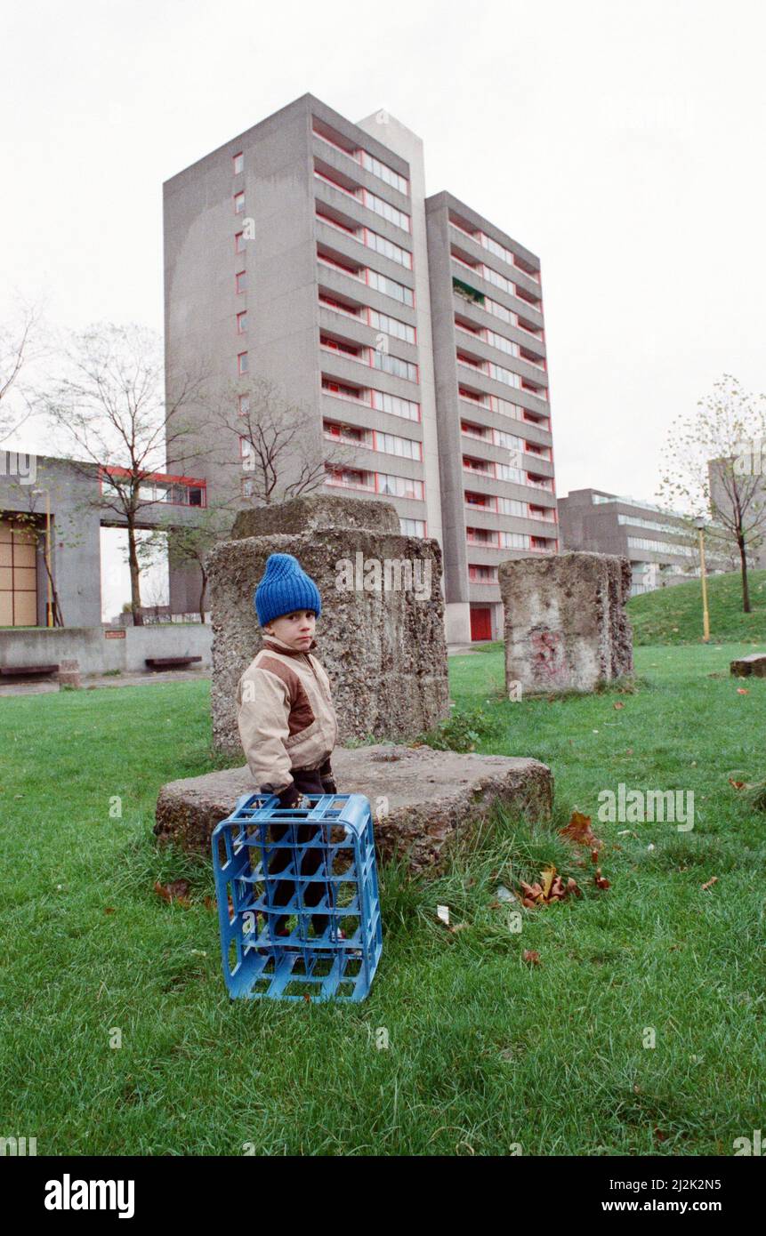 General views of Ferrier housing estate in Kidbrooke, Greenwich, south ...