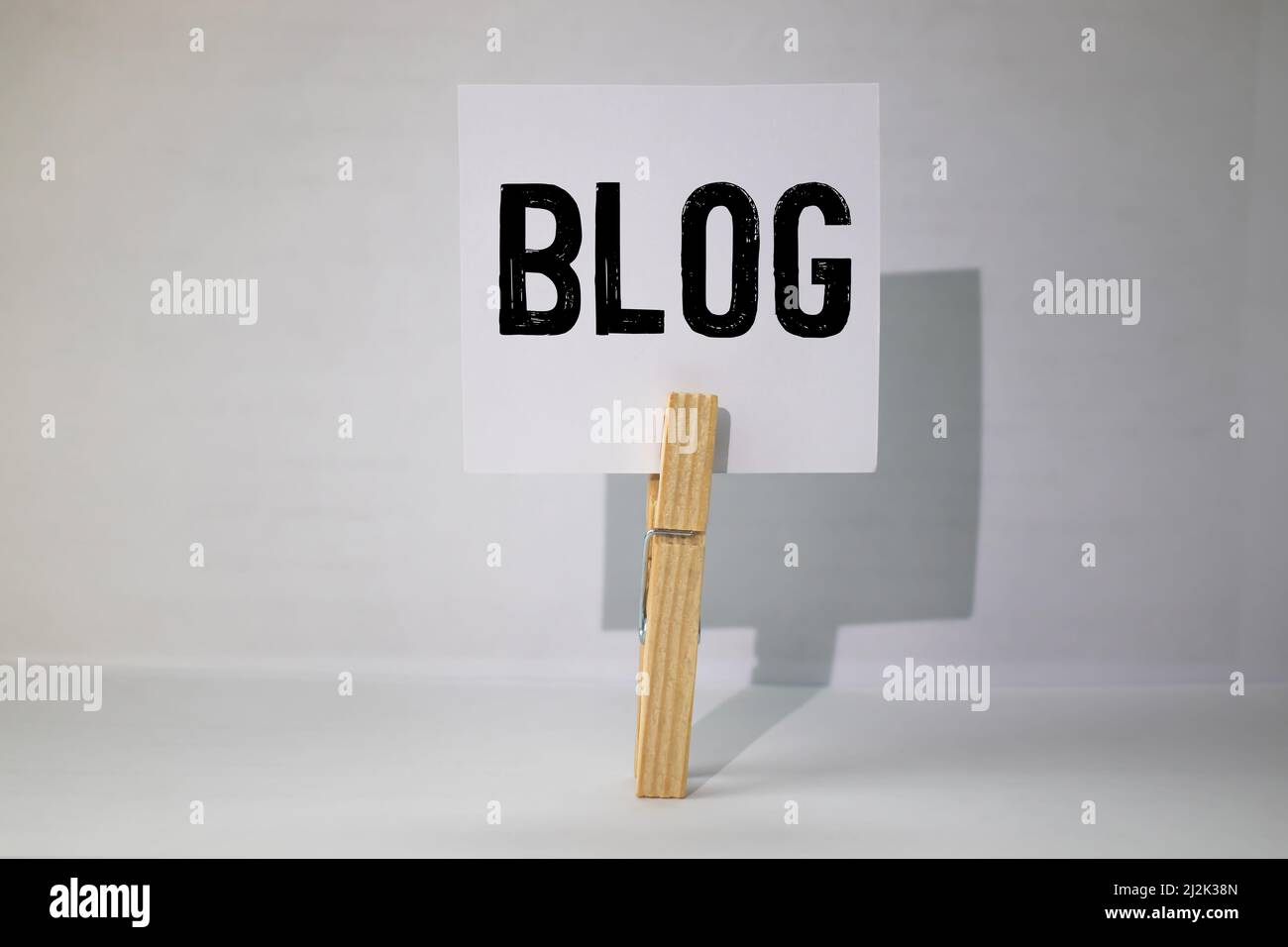 Blog concept with word on nature still life Stock Photo - Alamy