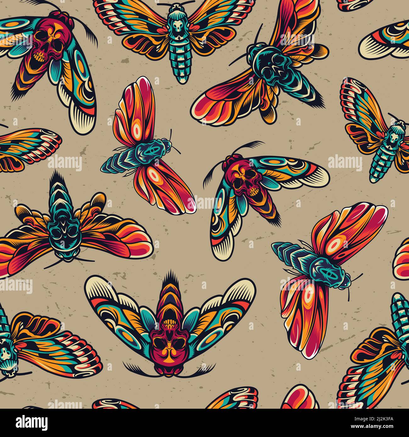 Moths in art Stock Vector Images - Alamy