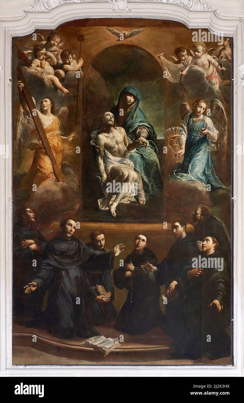 The seven holy founder of the Servite Order - oil on canvas - Giovanni ...