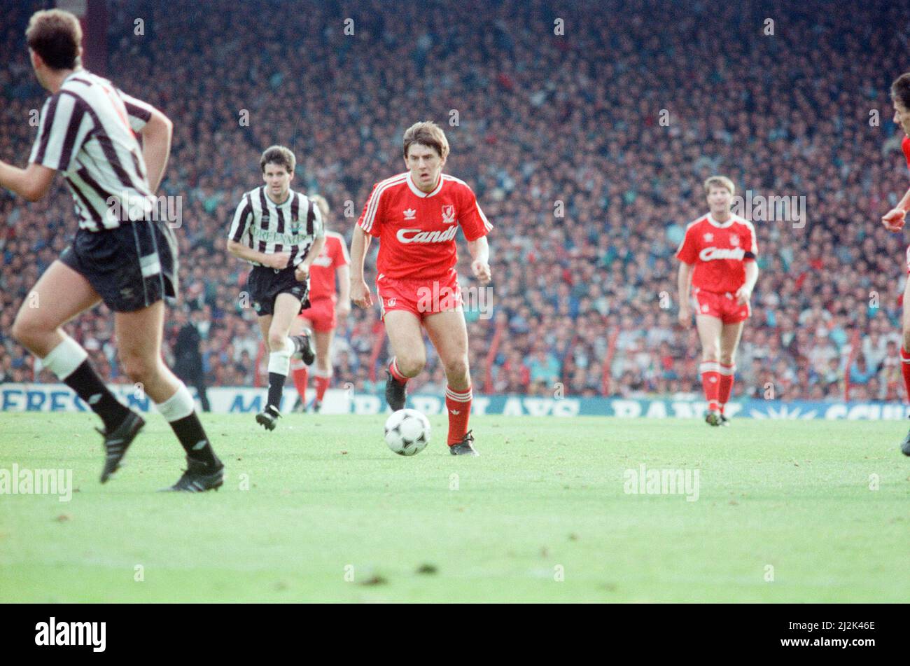 Liverpool 1-2 Newcastle United, Division One league match at Anfield ...