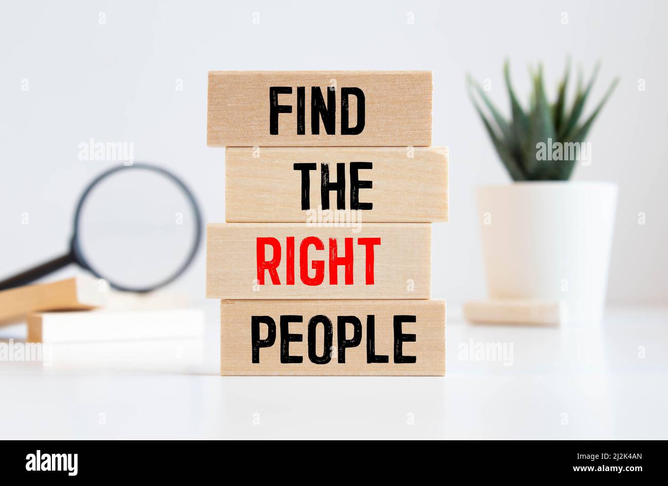 The phrase Find The Right People in the classified advertising section ...