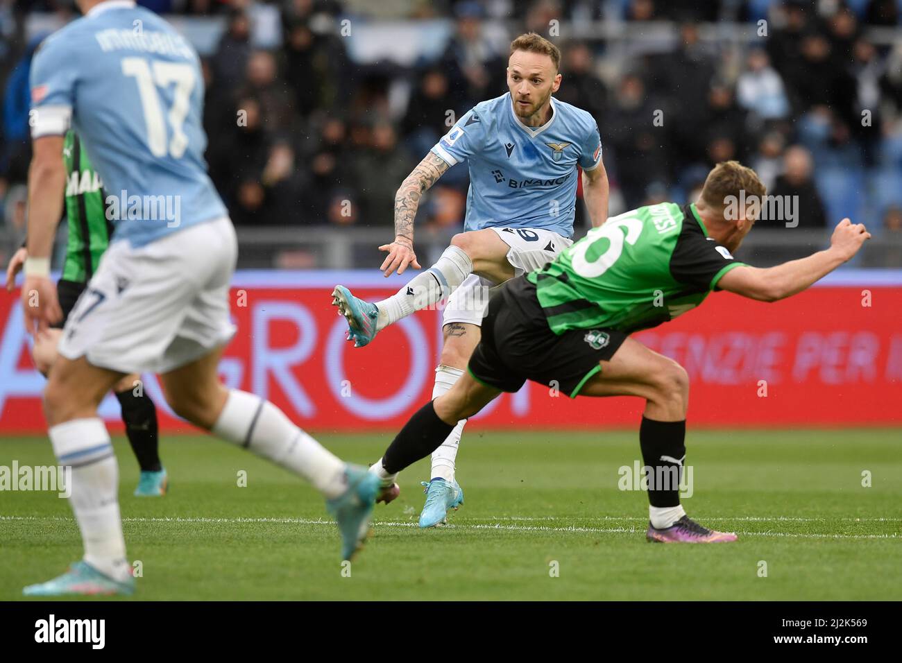 Manuel lazzari of ss lazio scores hi-res stock photography and images - Alamy