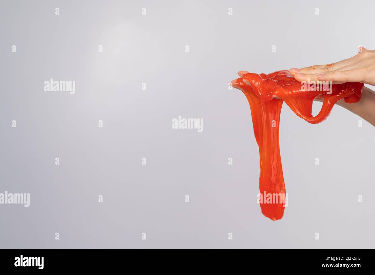 Red slime hi-res stock photography and images - Alamy
