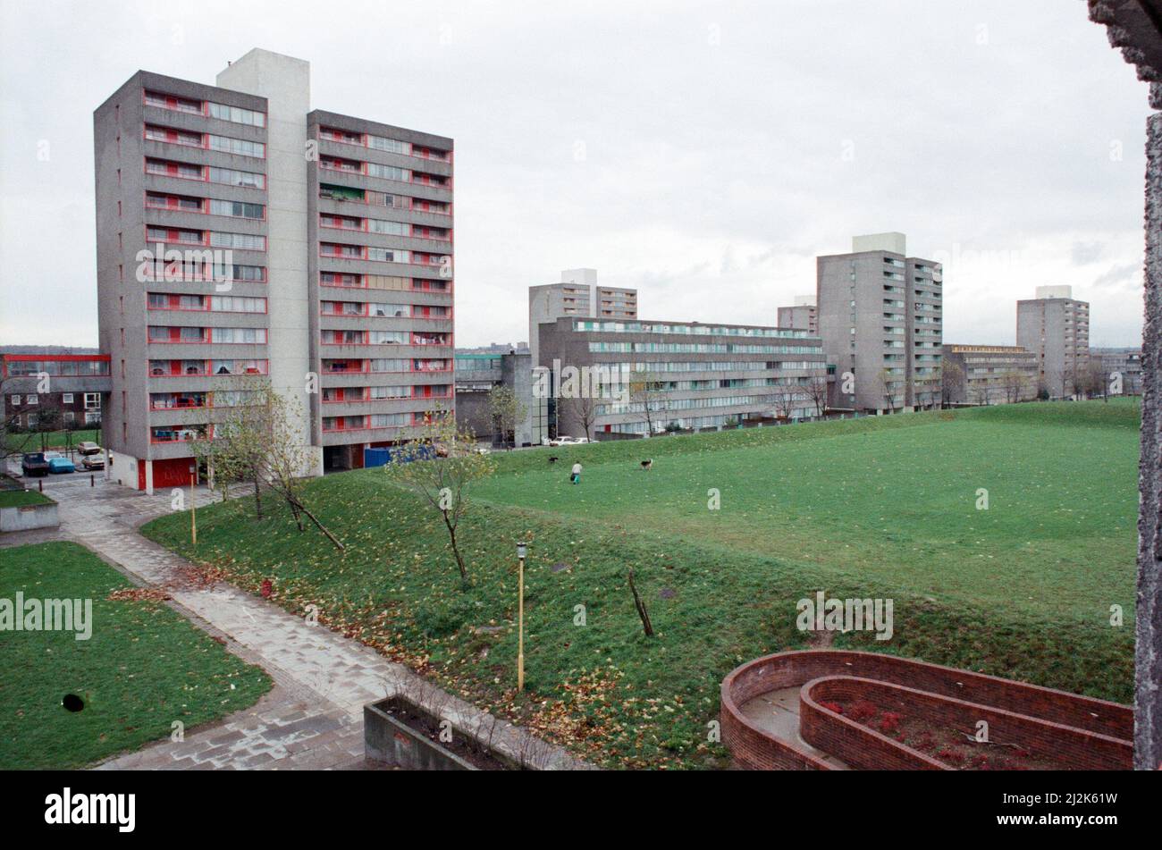 General views of Ferrier housing estate in Kidbrooke, Greenwich, south ...