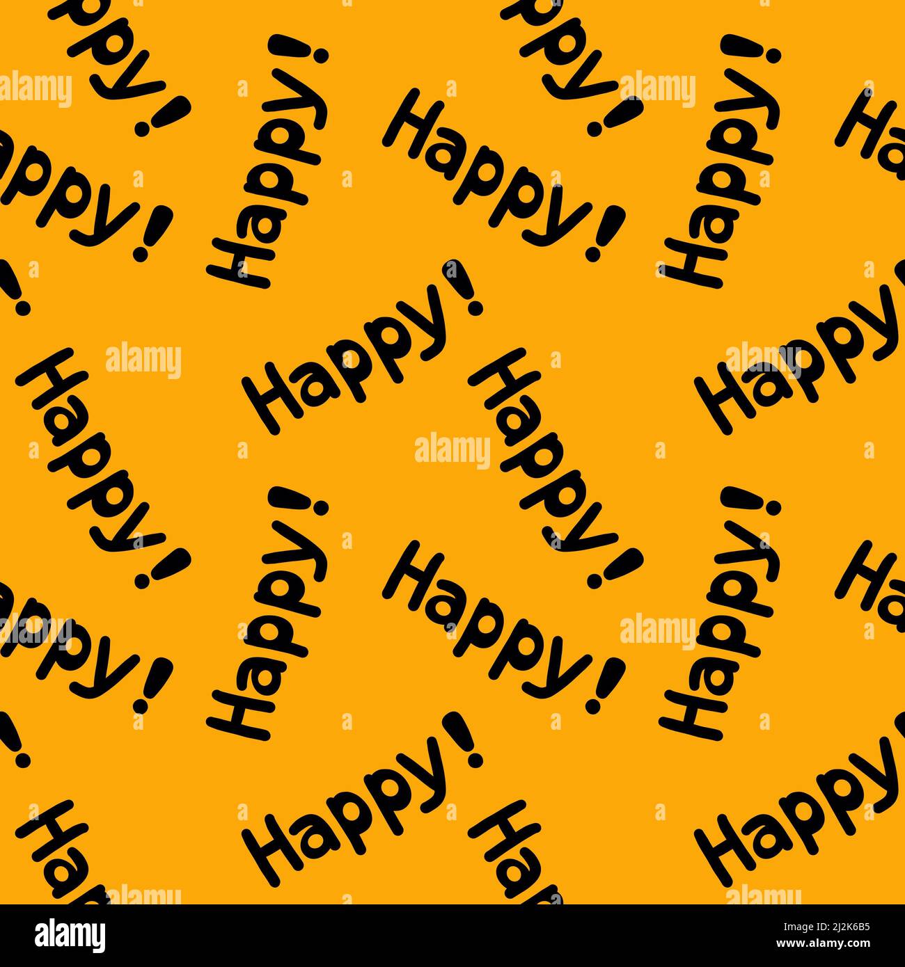 Text seamless happy pattern for wallpaper and fabrics and textiles and ...