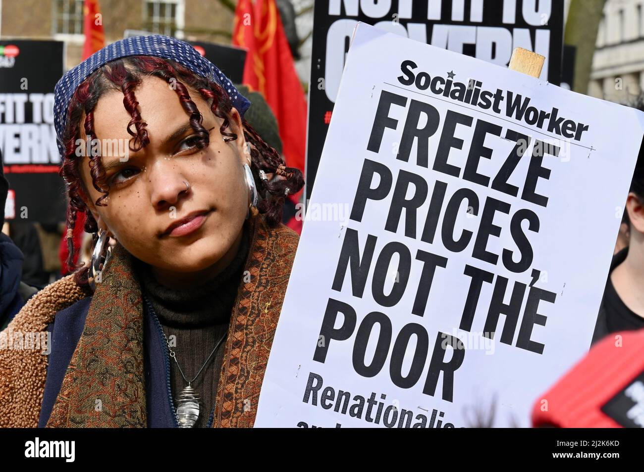 London, UK. Organised by the People's Assembly, protests took place ...