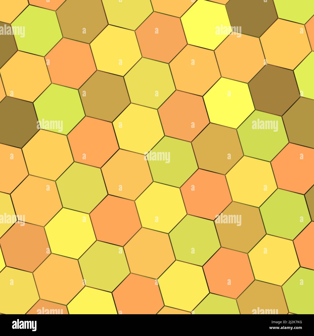 The yellow color honeycomb pattern wallpaper Stock Photo - Alamy