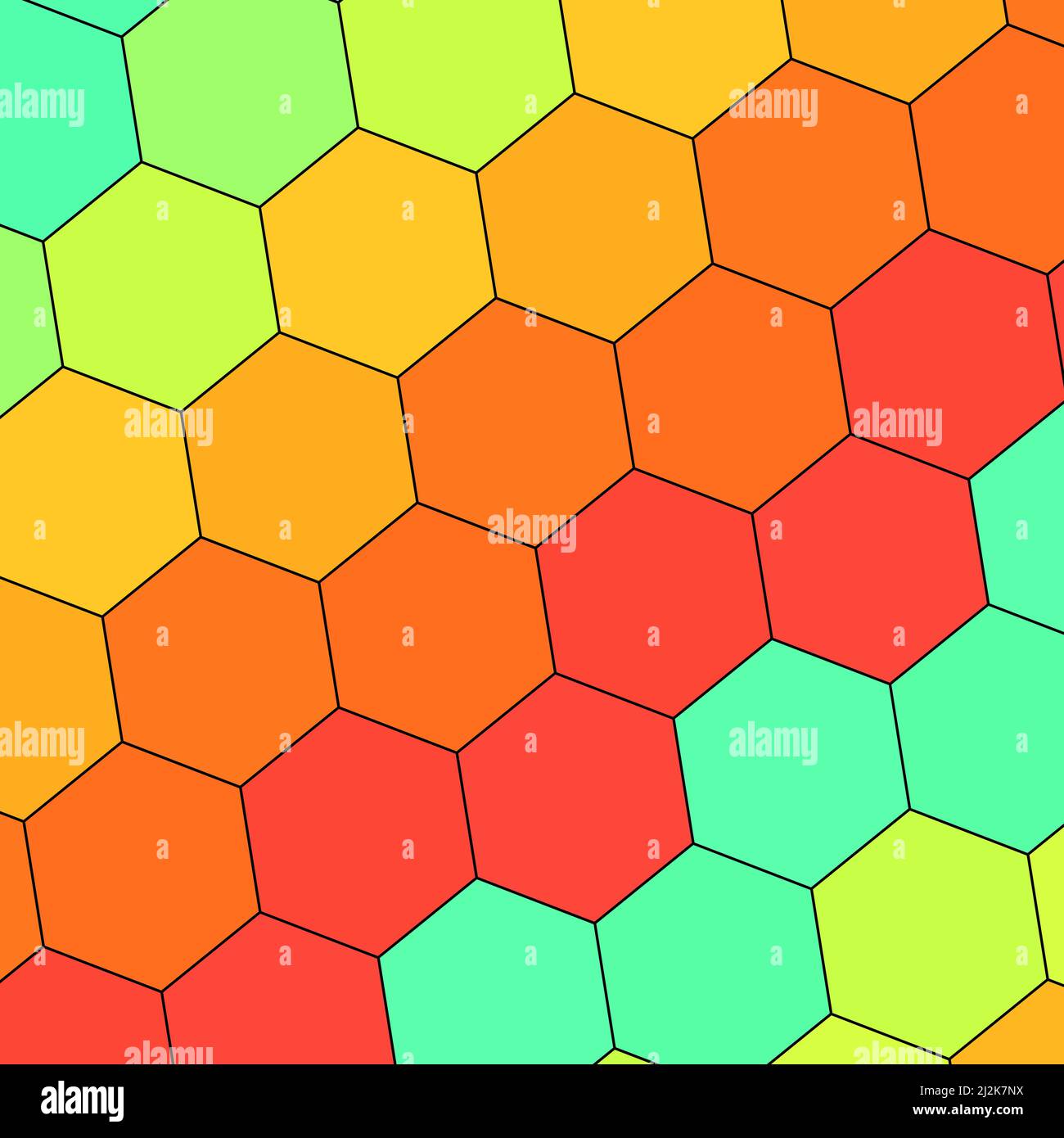 The colorful color honeycomb pattern wallpaper Stock Photo - Alamy