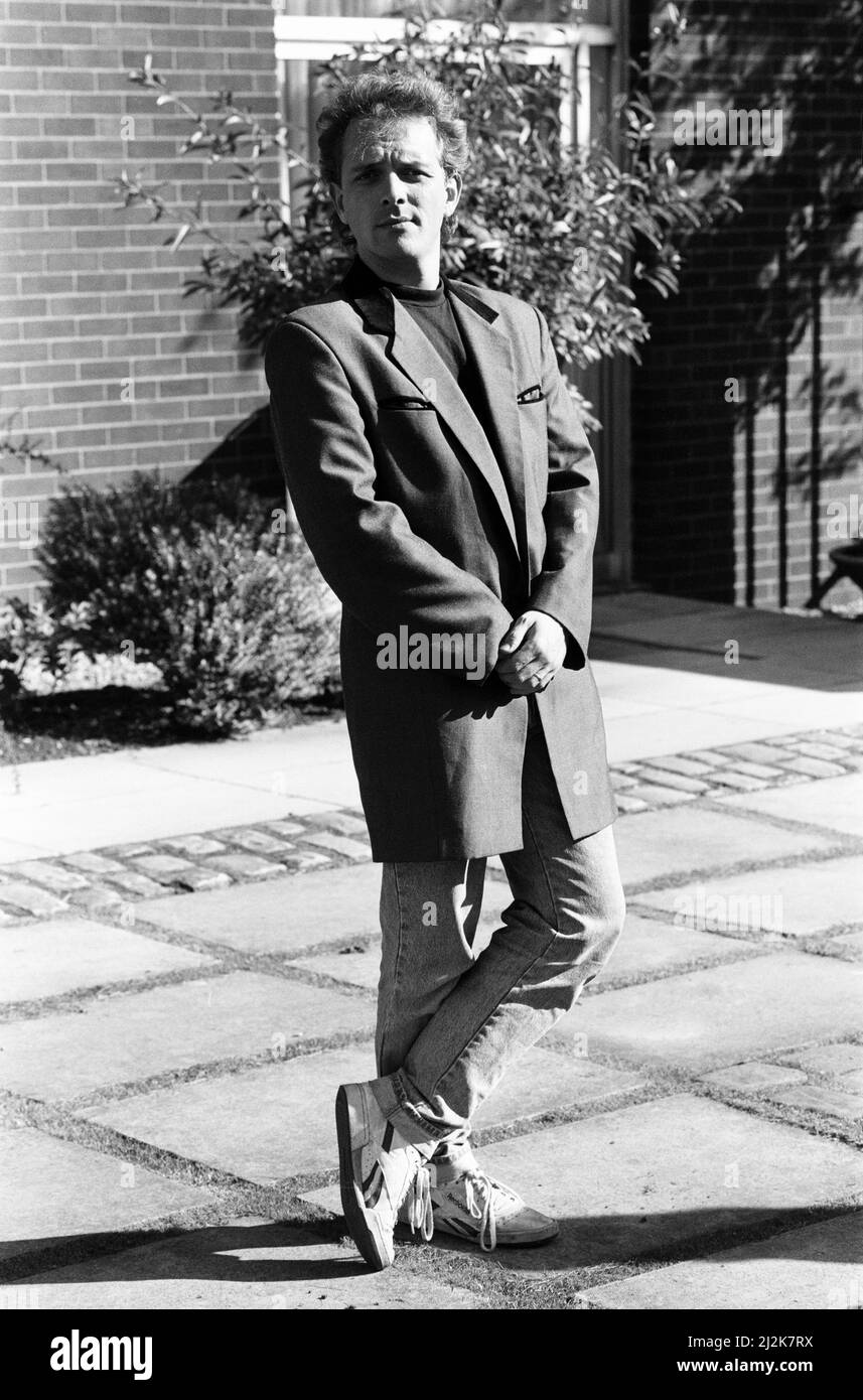 Rik Mayall, Actor and Comedian, 14th August 1987 Stock Photo - Alamy