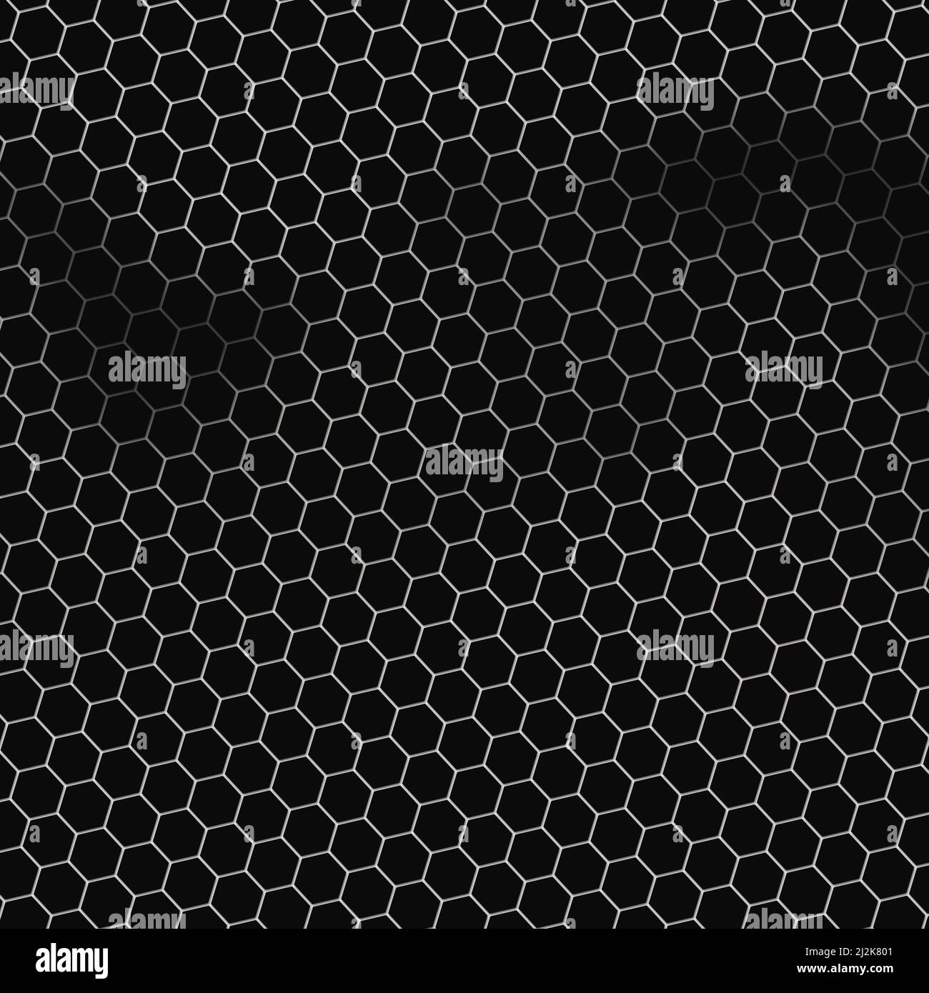 The white contour honeycomb pattern wallpaper Stock Photo - Alamy