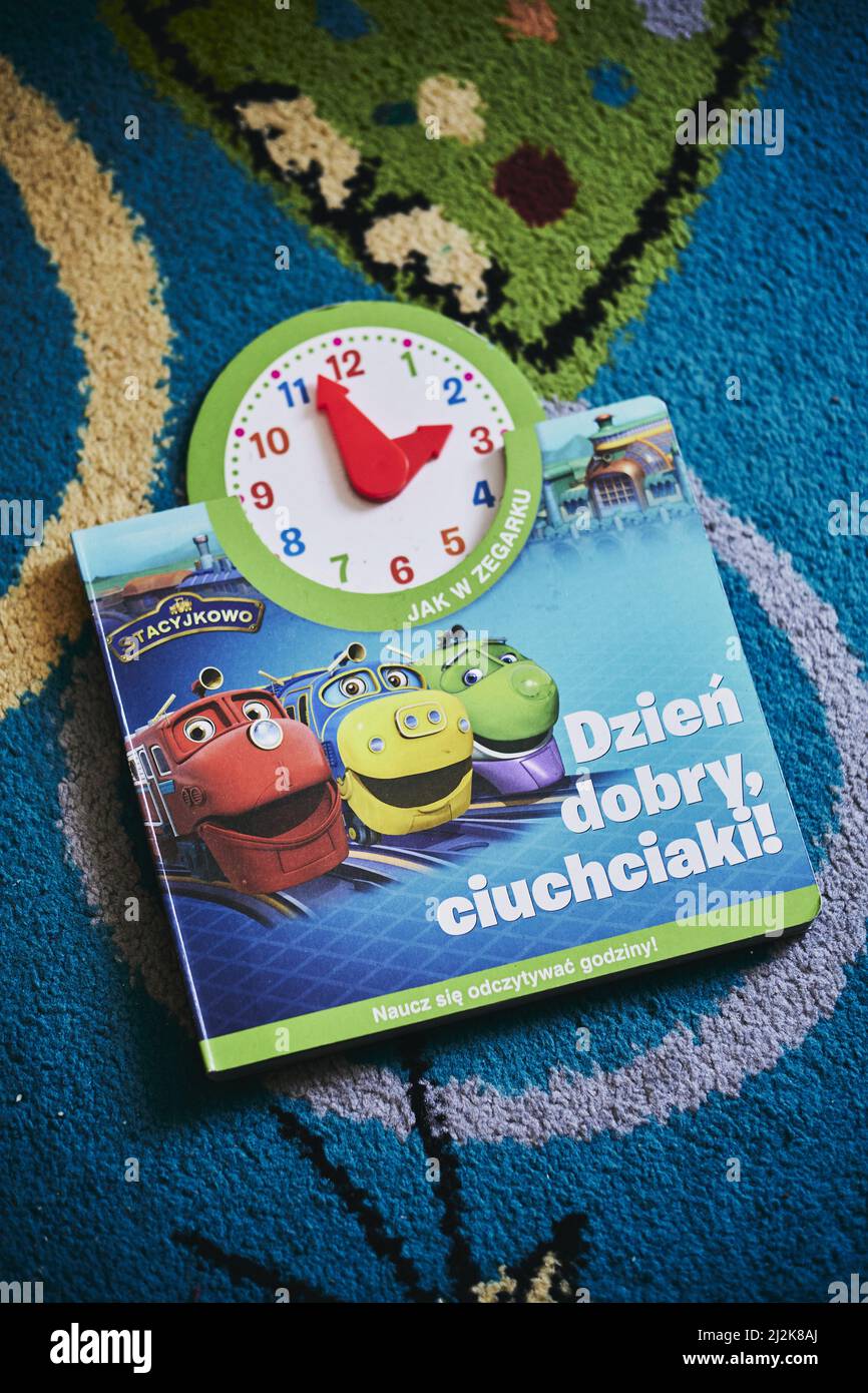 Cartoon clock time school hi-res stock photography and images - Alamy